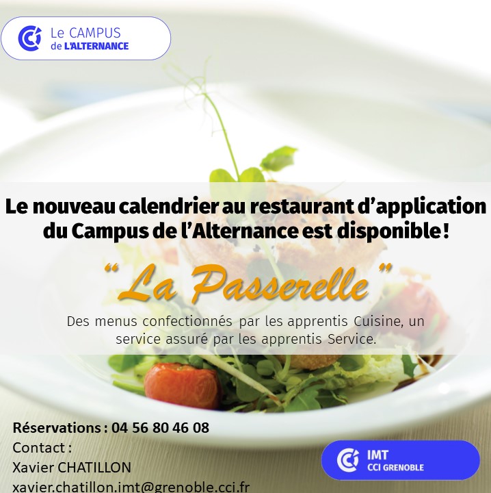 Restaurant Passerelle | IMT Grenoble